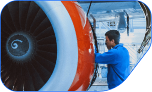 Aerospace logistics to minimize aircraft downtime.